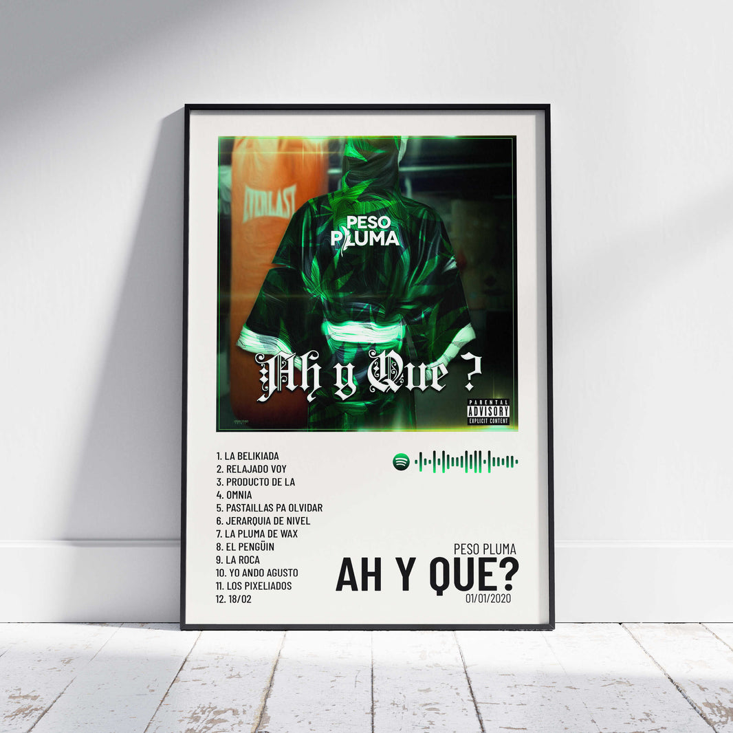 Peso Pluma - Poster digital – Urban Sound Prints