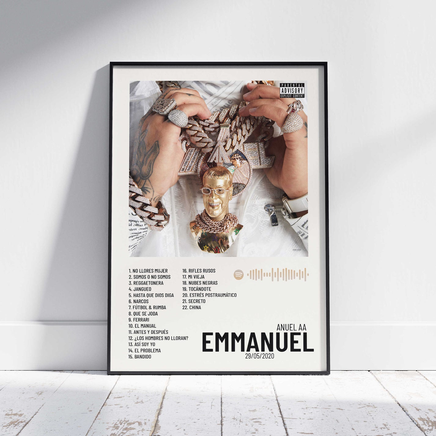 Emmanuel - Poster digital Anuel AA – Urban Sound Prints