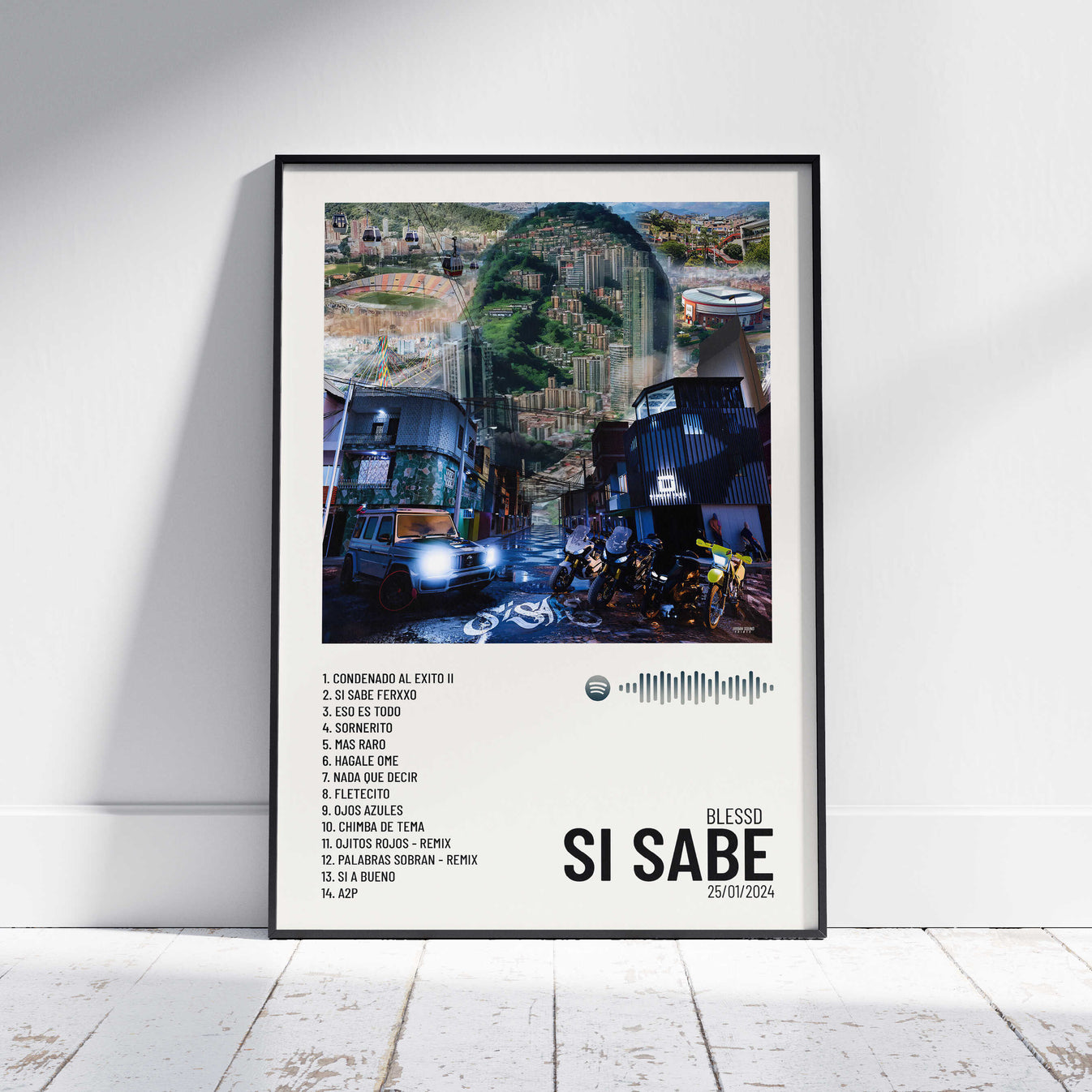SI SABE - Poster digital Blessd – Urban Sound Prints