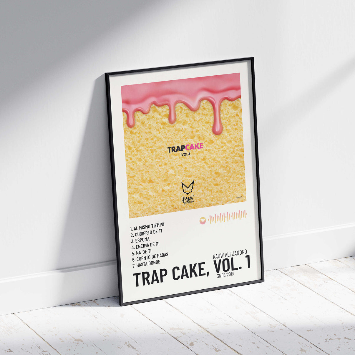 Trap Cake, Vol. 1 - Poster digital Rauw Alejandro – Urban Sound Prints