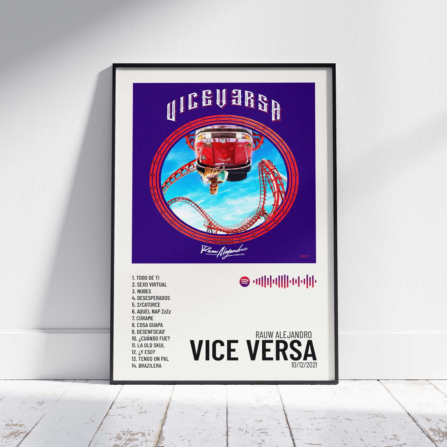 VICE VERSA - Poster digital Rauw Alejandro – Urban Sound Prints
