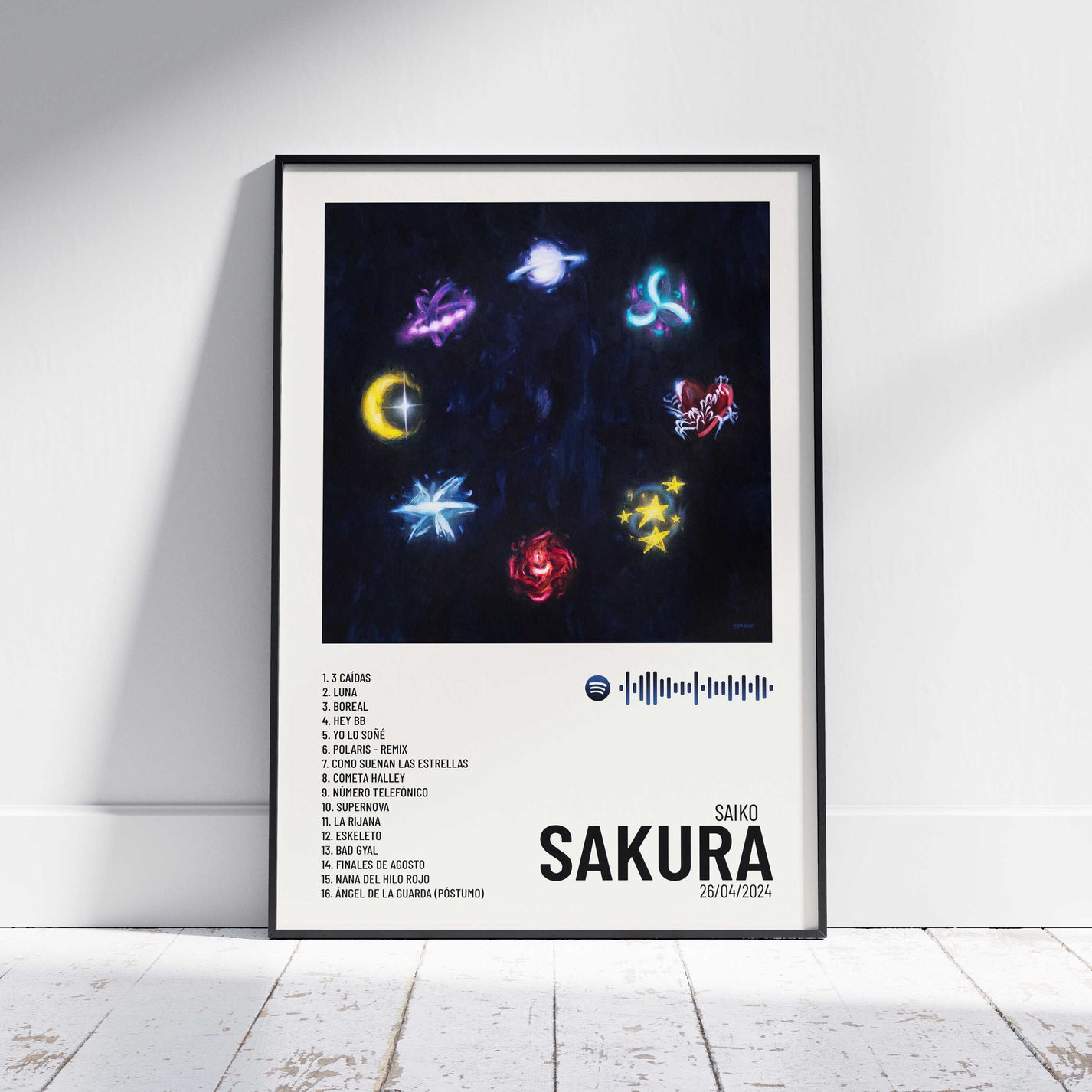 SAKURA - Poster digital álbum SAIKO – Urban Sound Prints