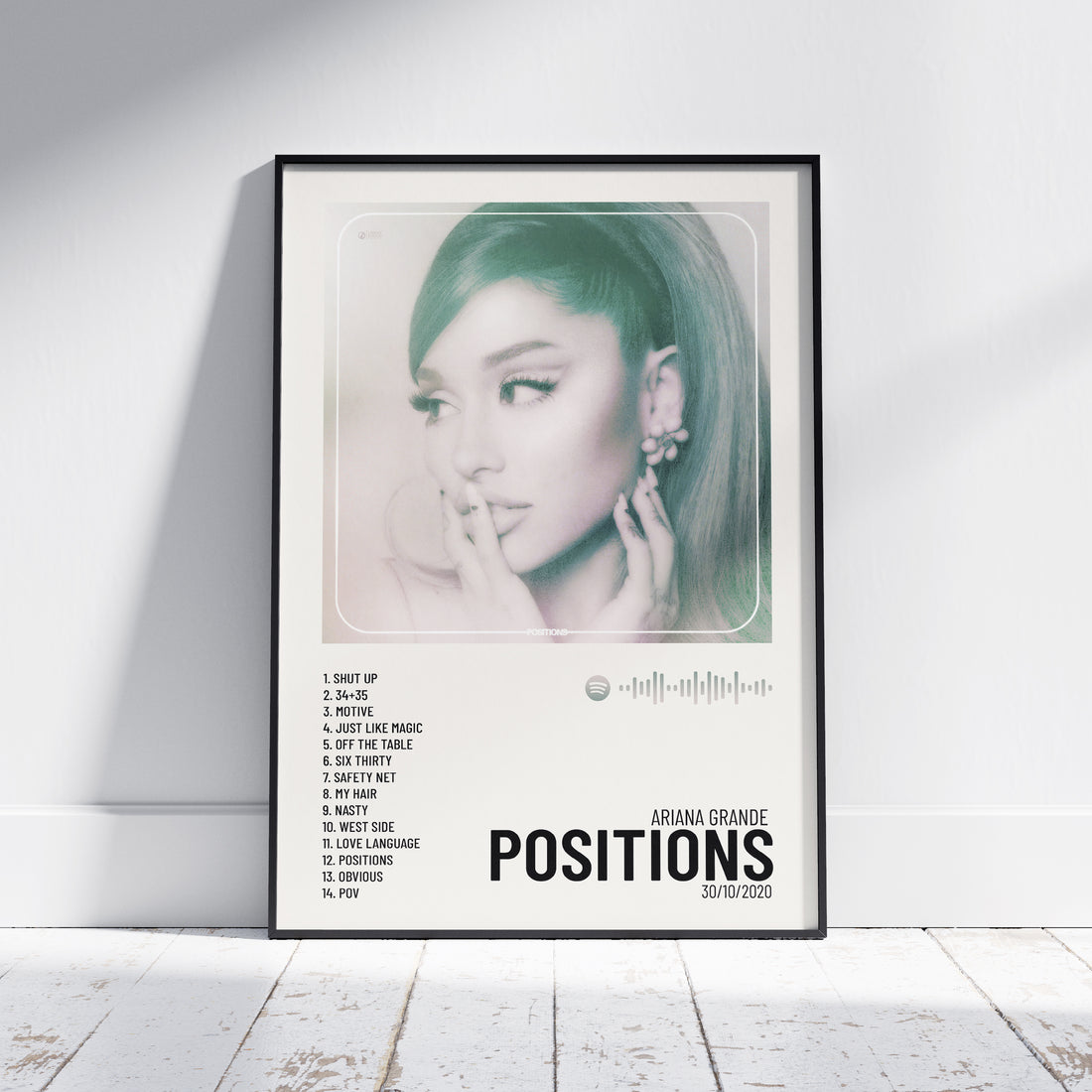 Positions - Poster digital álbum Ariana Grande – Urban Sound Prints