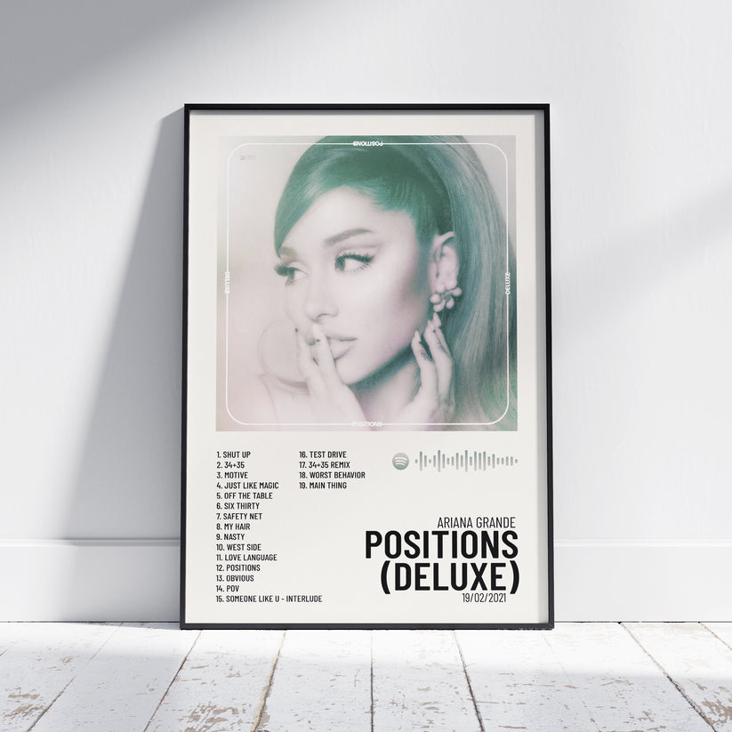 Positions (Deluxe) - Poster digital álbum Ariana Grande – Urban Sound ...