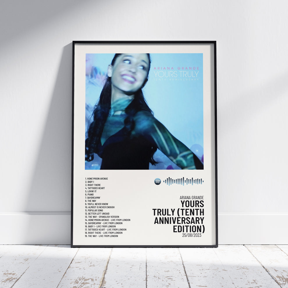 Yours Truly (Tenth Anniversary Edition) - Poster digital Ariana Grande – Urban Sound Prints