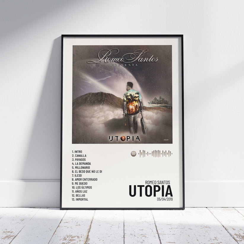 Utopia - Poster digital Romeo Santos – Urban Sound Prints