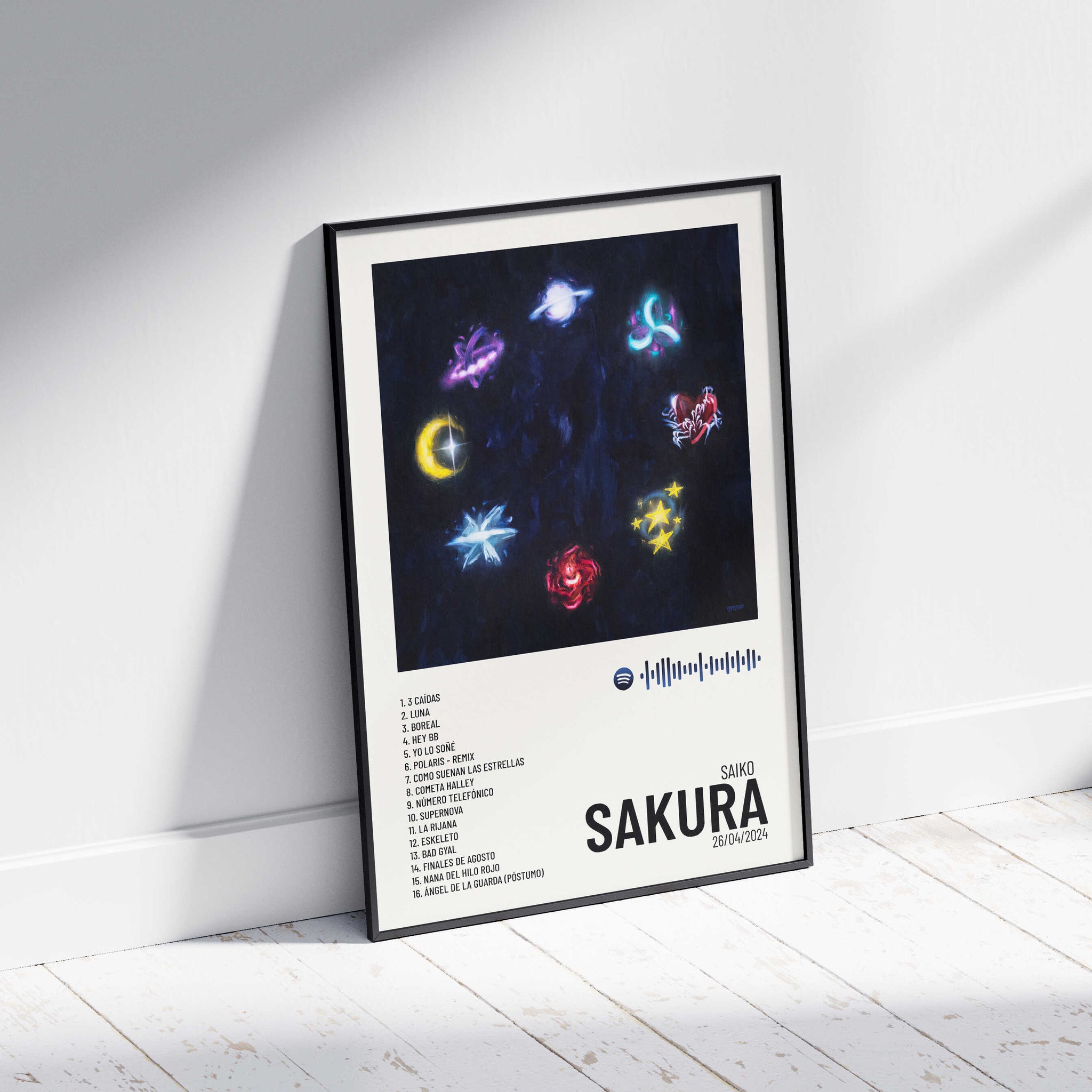 SAKURA - Poster digital álbum SAIKO – Urban Sound Prints
