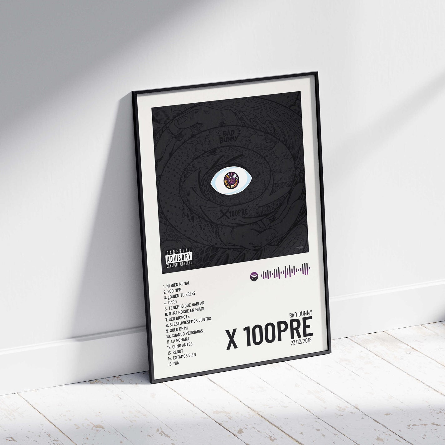 X 100PRE - Poster digital Bad Bunny – Urban Sound Prints