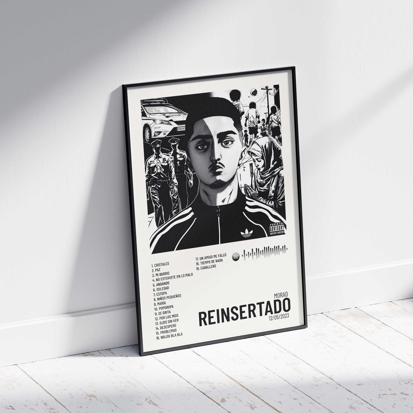 Reinsertado - Poster digital álbum Morad – Urban Sound Prints