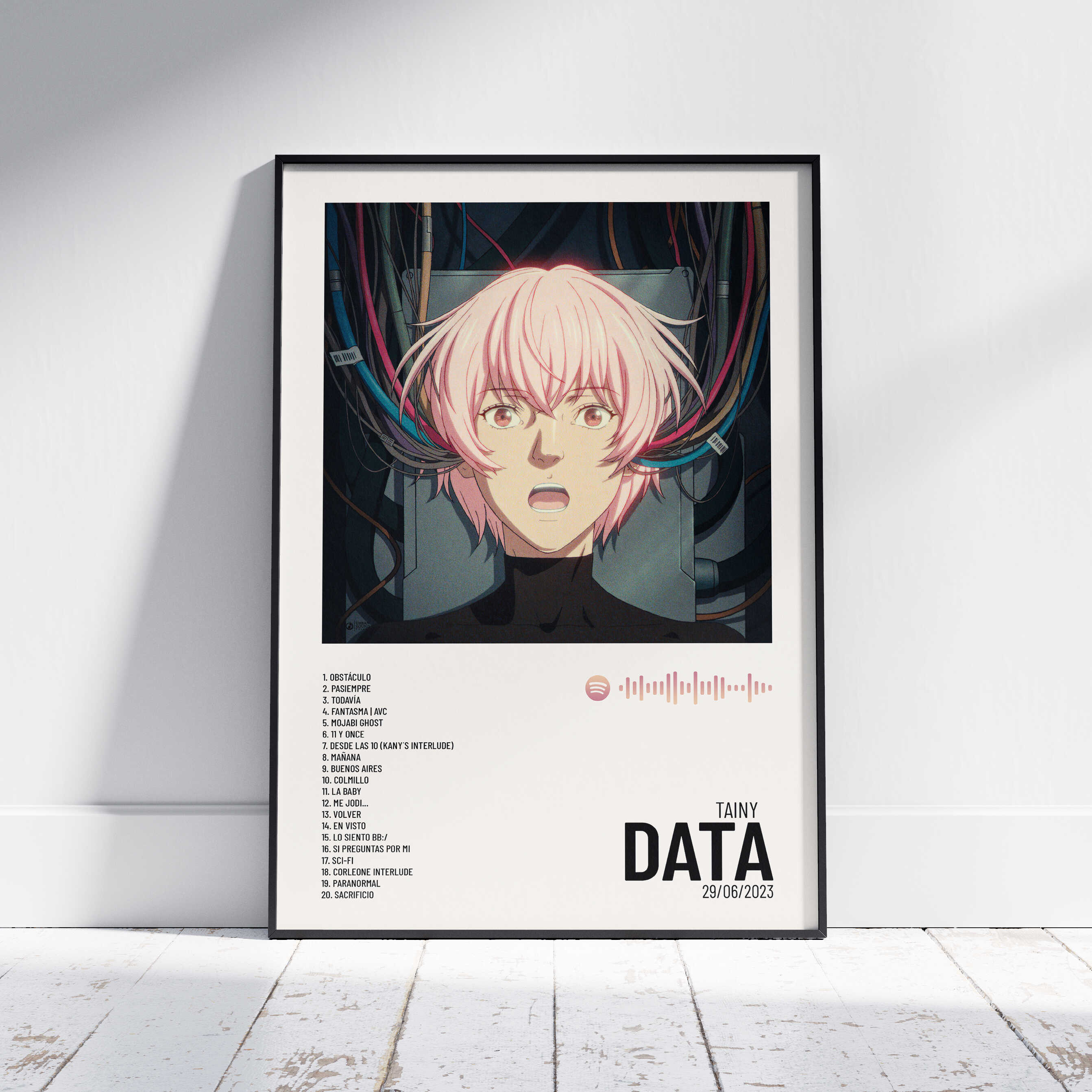 DATA - Poster digital álbum Tainy – Urban Sound Prints