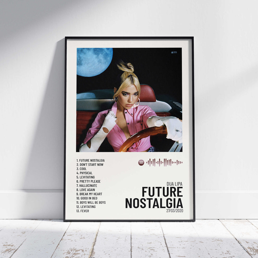 Future Nostalgia - Poster digital álbum Dua Lipa – Urban Sound Prints