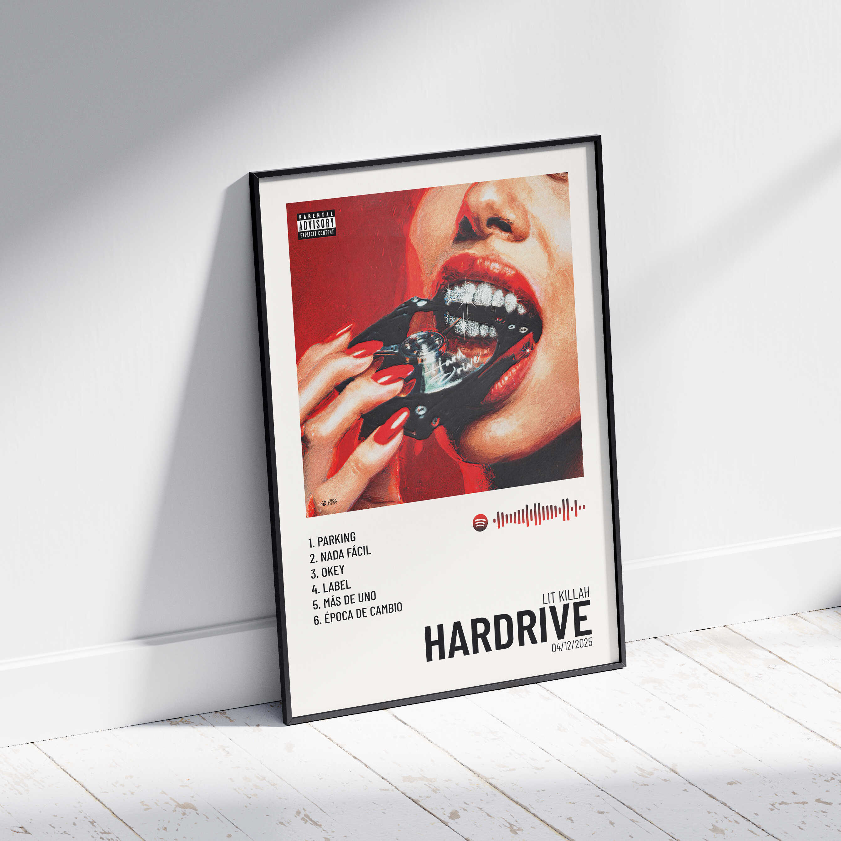 HARDRIVE - Poster digital EP LIT killah – Urban Sound Prints
