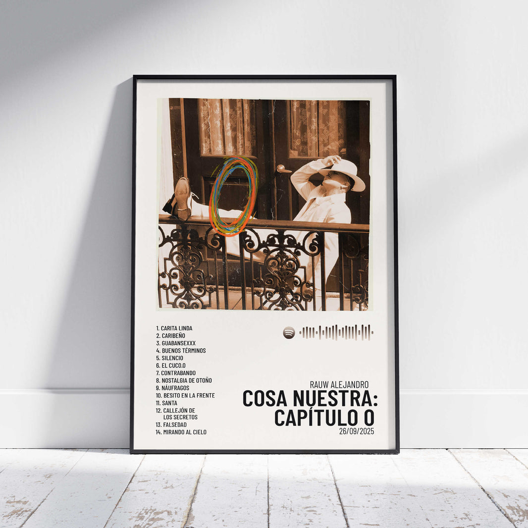 PRIMERA MUSA - Poster digital álbum Omar Courtz – Urban Sound Prints