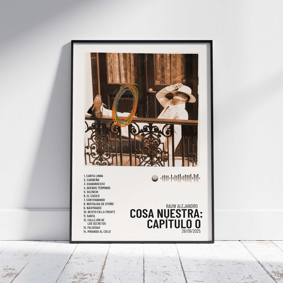 PRIMERA MUSA - Poster digital álbum Omar Courtz – Urban Sound Prints