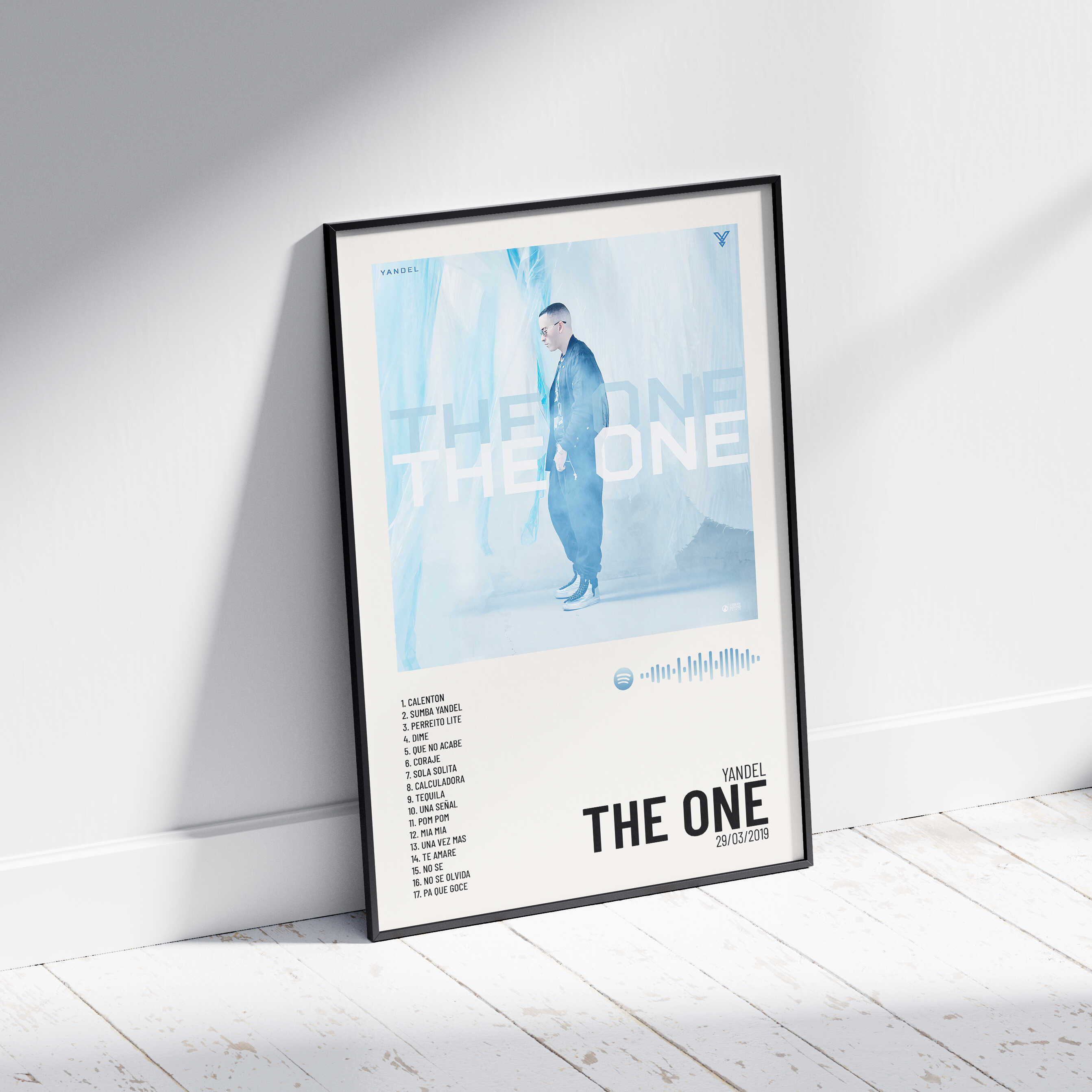 The One - Poster digital álbum Yandel – Urban Sound Prints